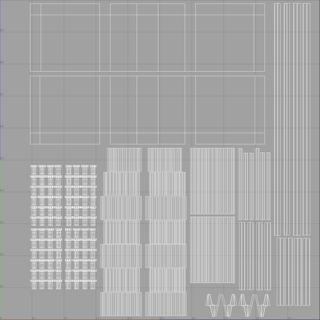 3d Stackable Parking Garage - Model