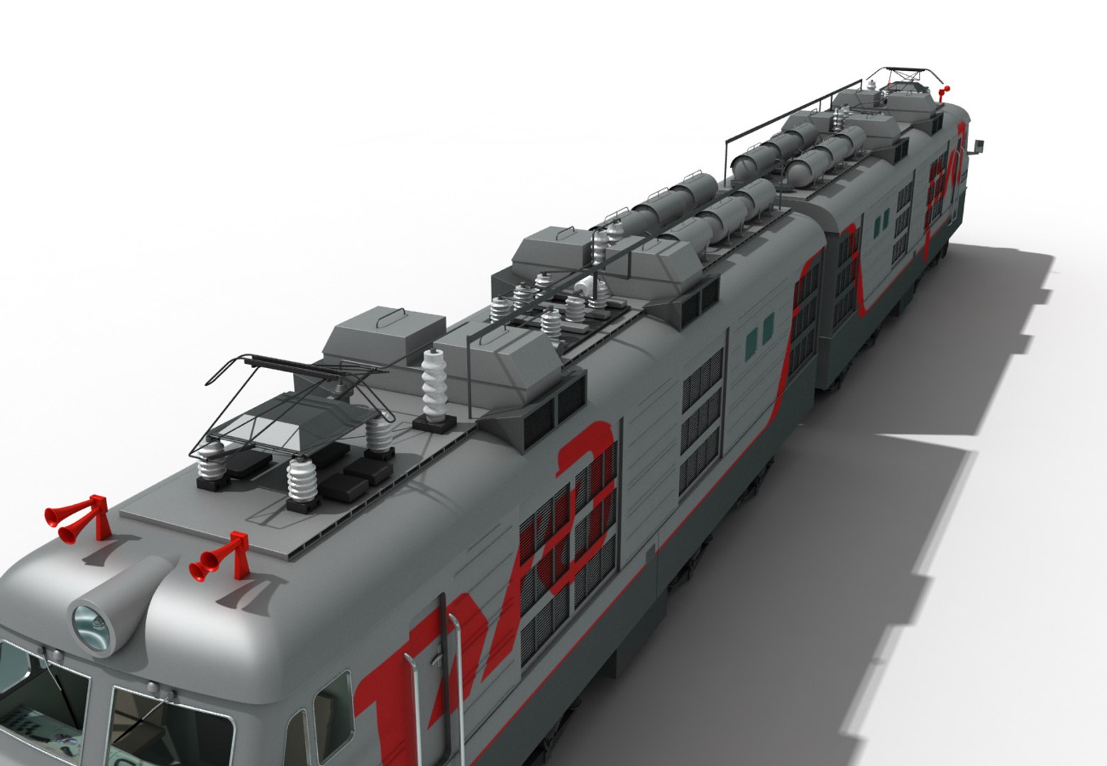Vl-80 Train 3d Model