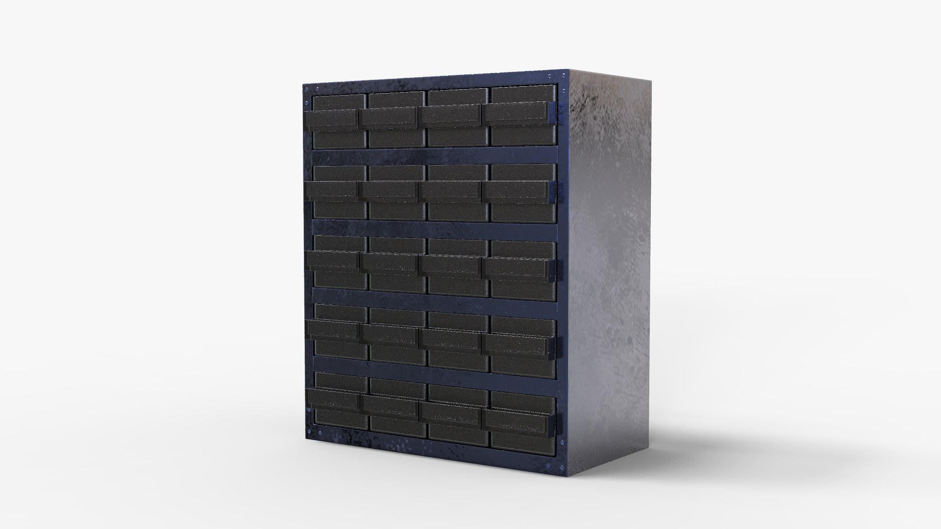 Storage Locker 20 Drawers 3D model - TurboSquid 2026606