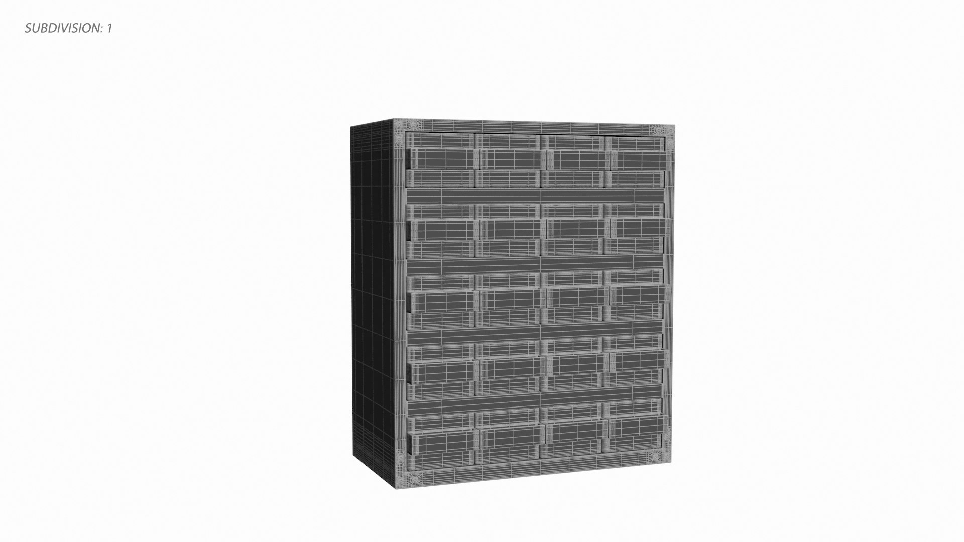 Storage Locker 20 Drawers 3D model - TurboSquid 2026606