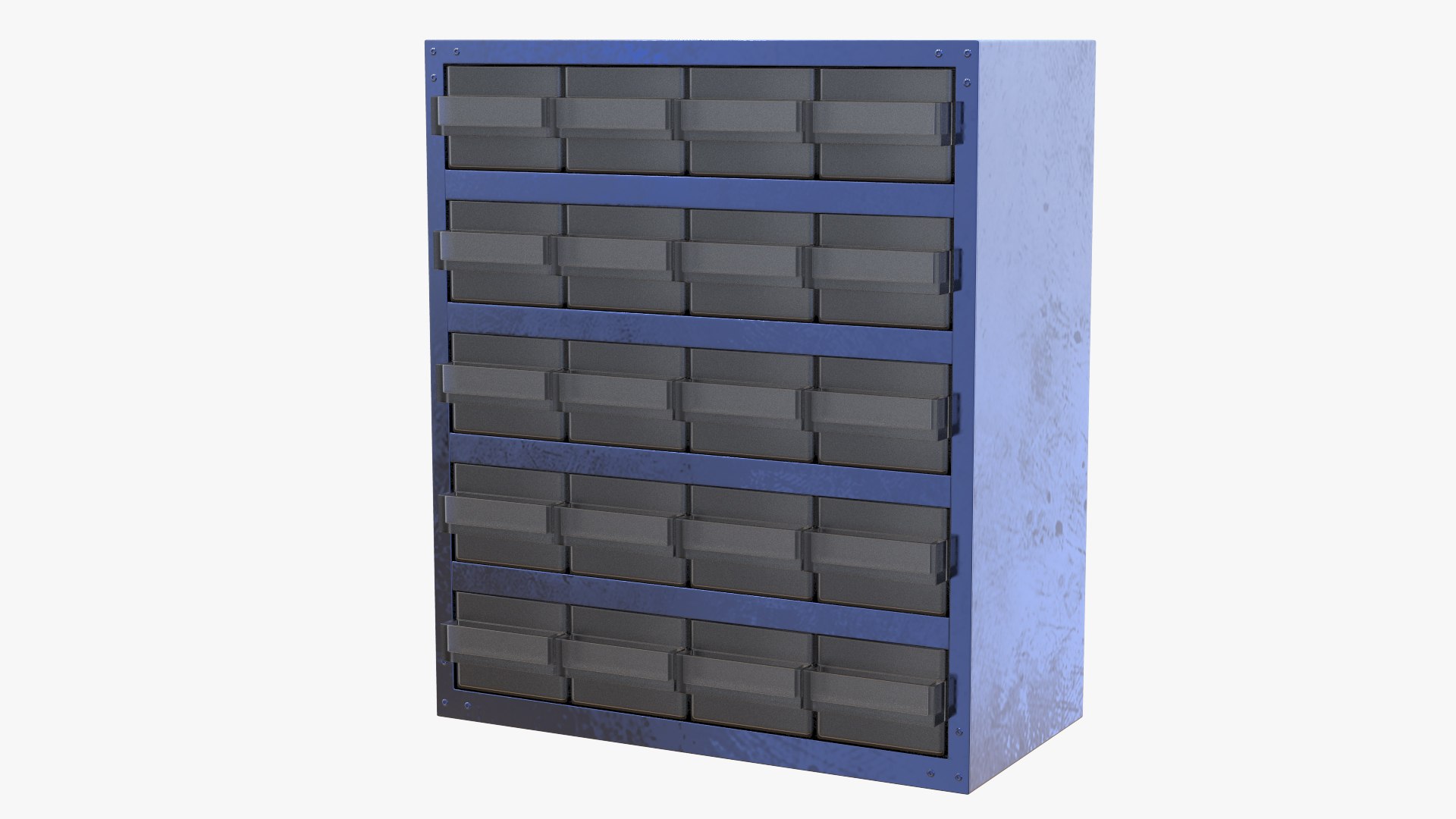 Storage Locker 20 Drawers 3D model - TurboSquid 2026606