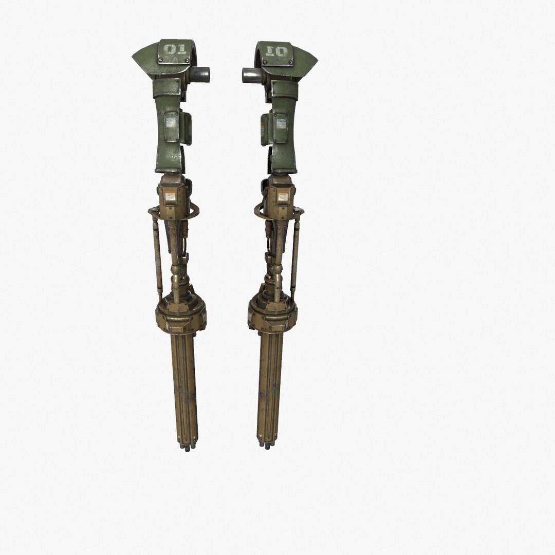 3D Mech Kitbash Arm 01 Model - TurboSquid 1640403