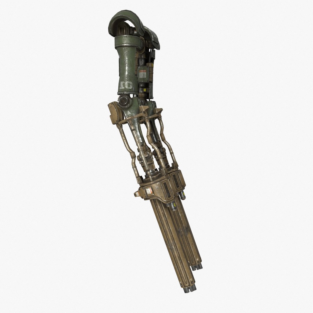 3D Mech Kitbash Arm 01 Model - TurboSquid 1640403