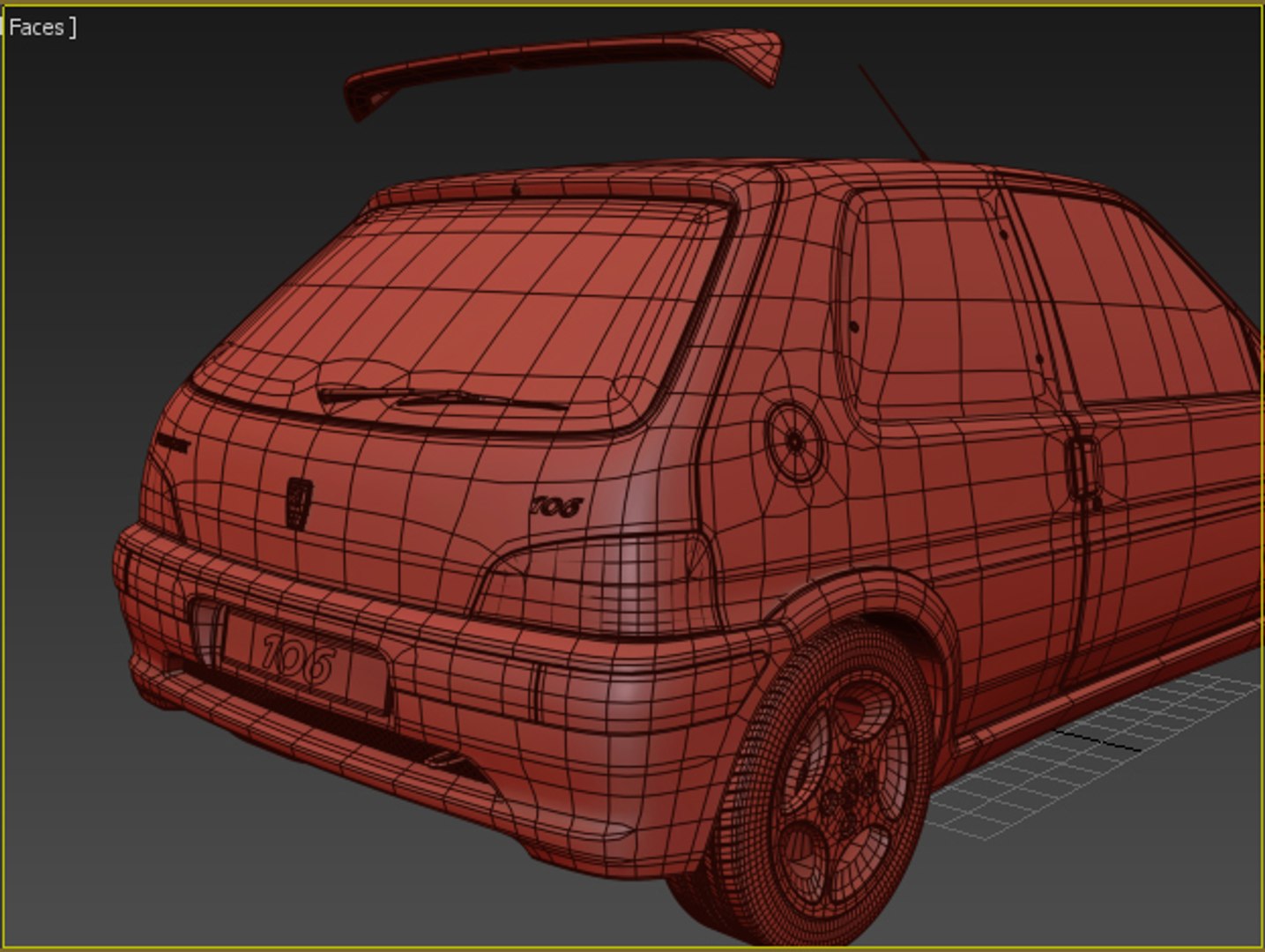 3D Model 106 Gti Peugeot - TurboSquid 1351308