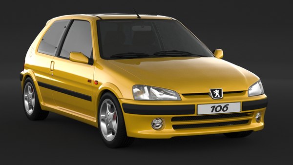 modelo 3d Peugeot 106 Gti - TurboSquid 1351308