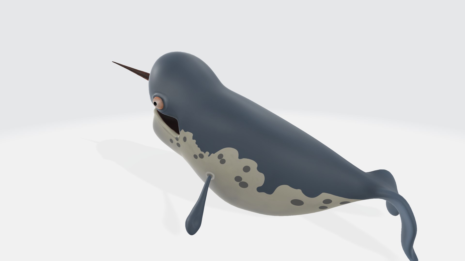 3D Narwhal - TurboSquid 2402387