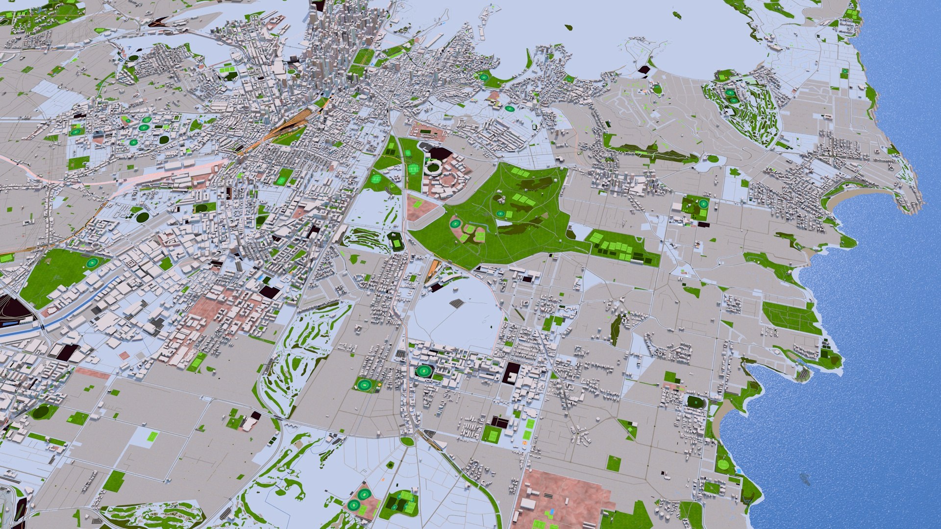 Sydney 3D city Australia Oct 2021 model - TurboSquid 1798086