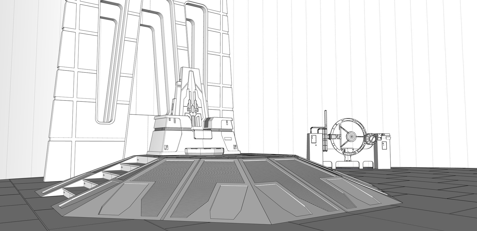 3D Snoke Throne Room - TurboSquid 1859880