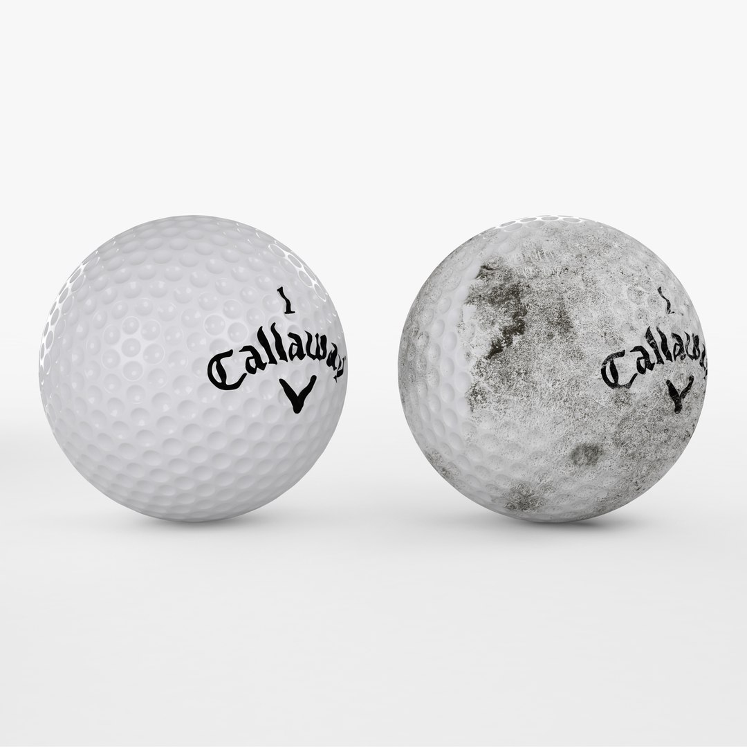 Max Golf Ball Clear Dirty