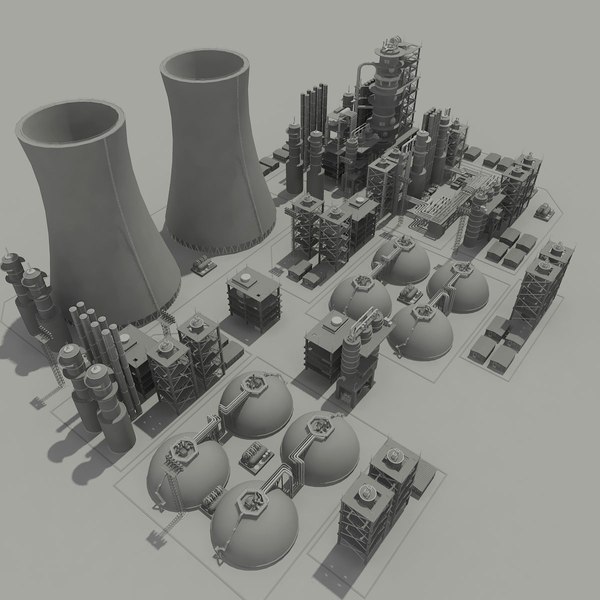 Nuclear Power Plant 3D Models for Download | TurboSquid