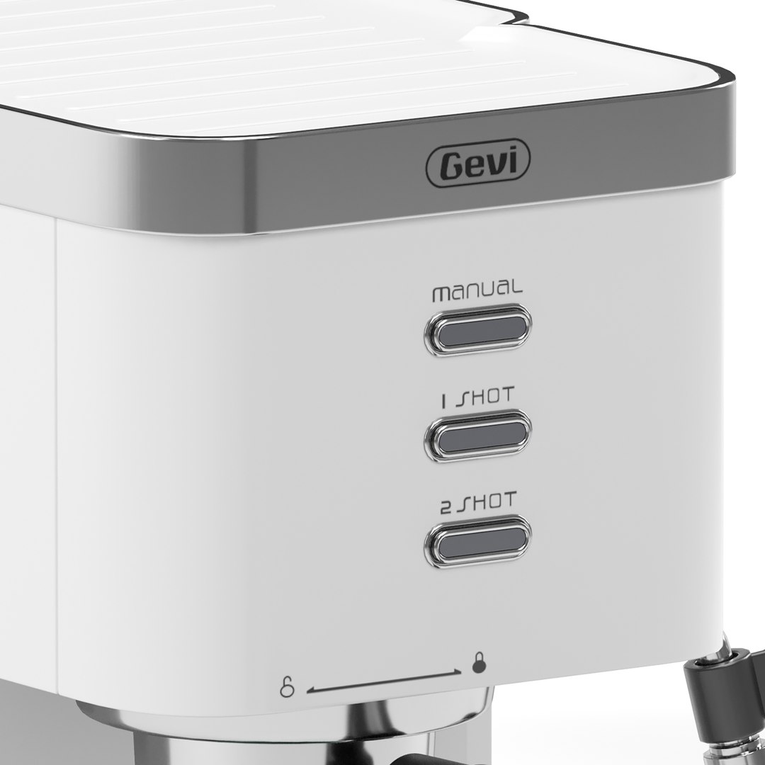 GEVI Espresso Coffee Machine Model - TurboSquid 2468728