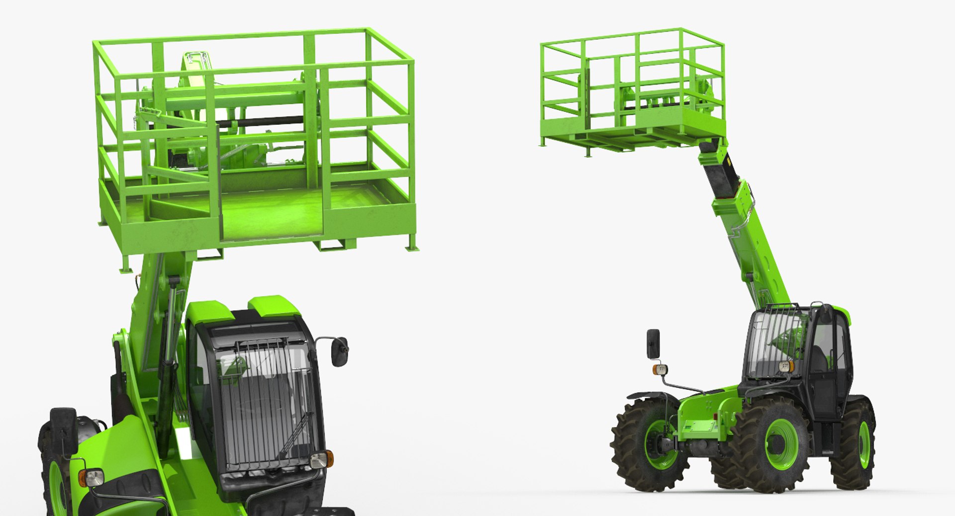 Industrial telehandler forklift access 3D model - TurboSquid 1408319