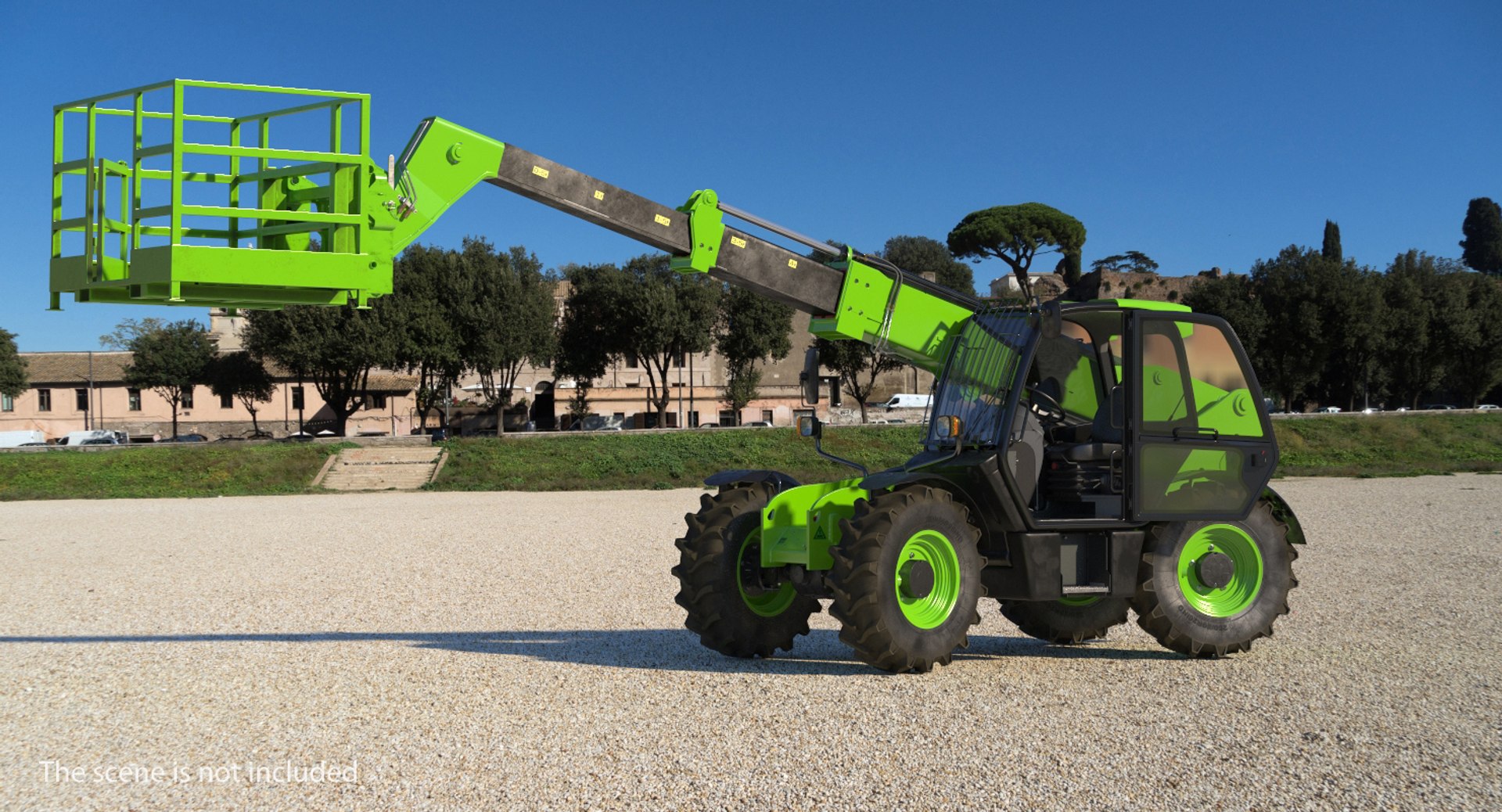 Industrial Telehandler Forklift Access 3D Model - TurboSquid 1408319