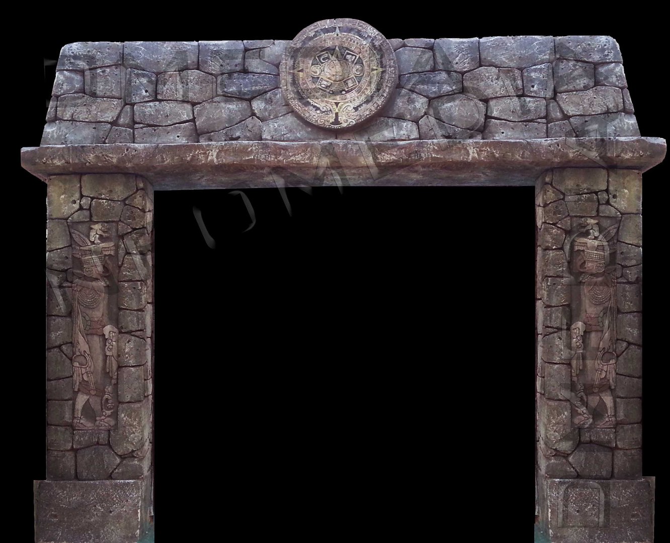 Aztec Gate 3d Model