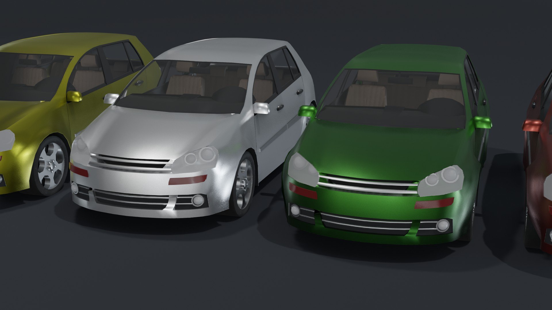 Generic Hatchback Car Interior Model - TurboSquid 1619994