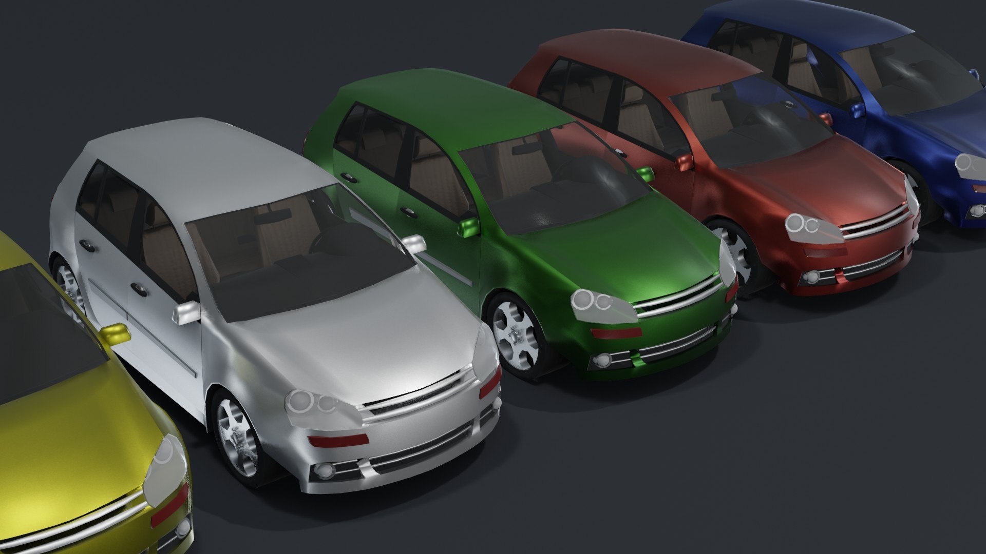 Generic Hatchback Car Interior Model - TurboSquid 1619994