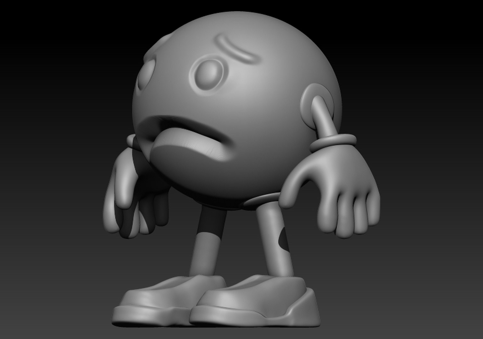 3D Irritated Emoji - TurboSquid 1833570