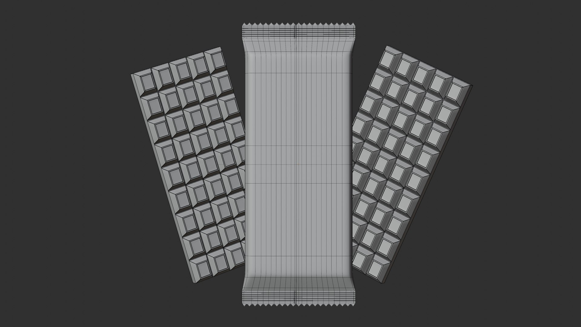3D High-Quality Chocolate Bar 3D Model - TurboSquid 2339114