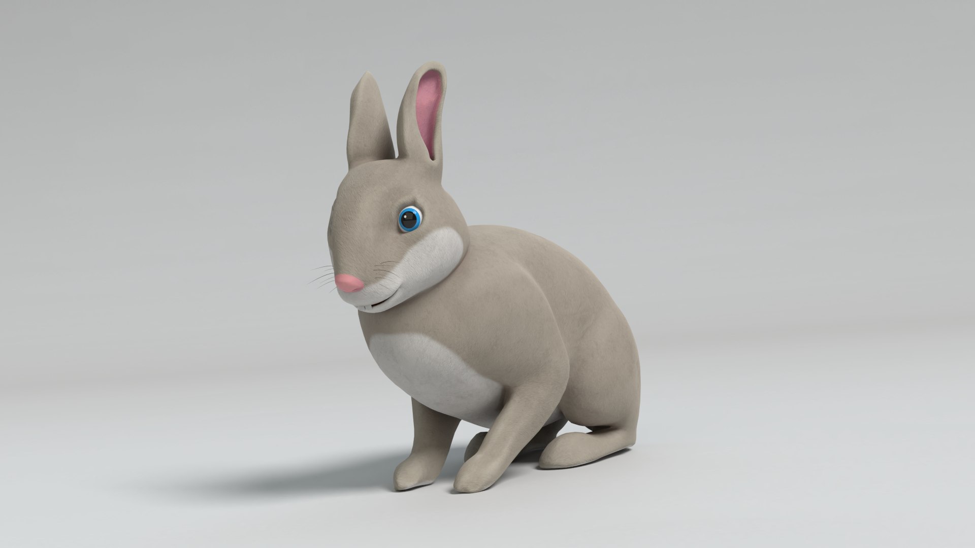 Cartoon Rabbit 2 3D - TurboSquid 1511372