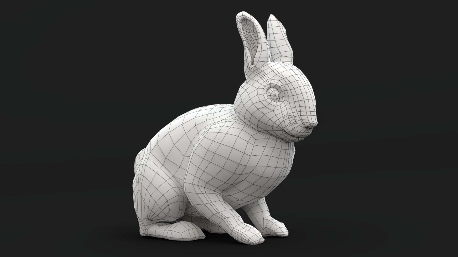 Cartoon Rabbit 2 3D - TurboSquid 1511372