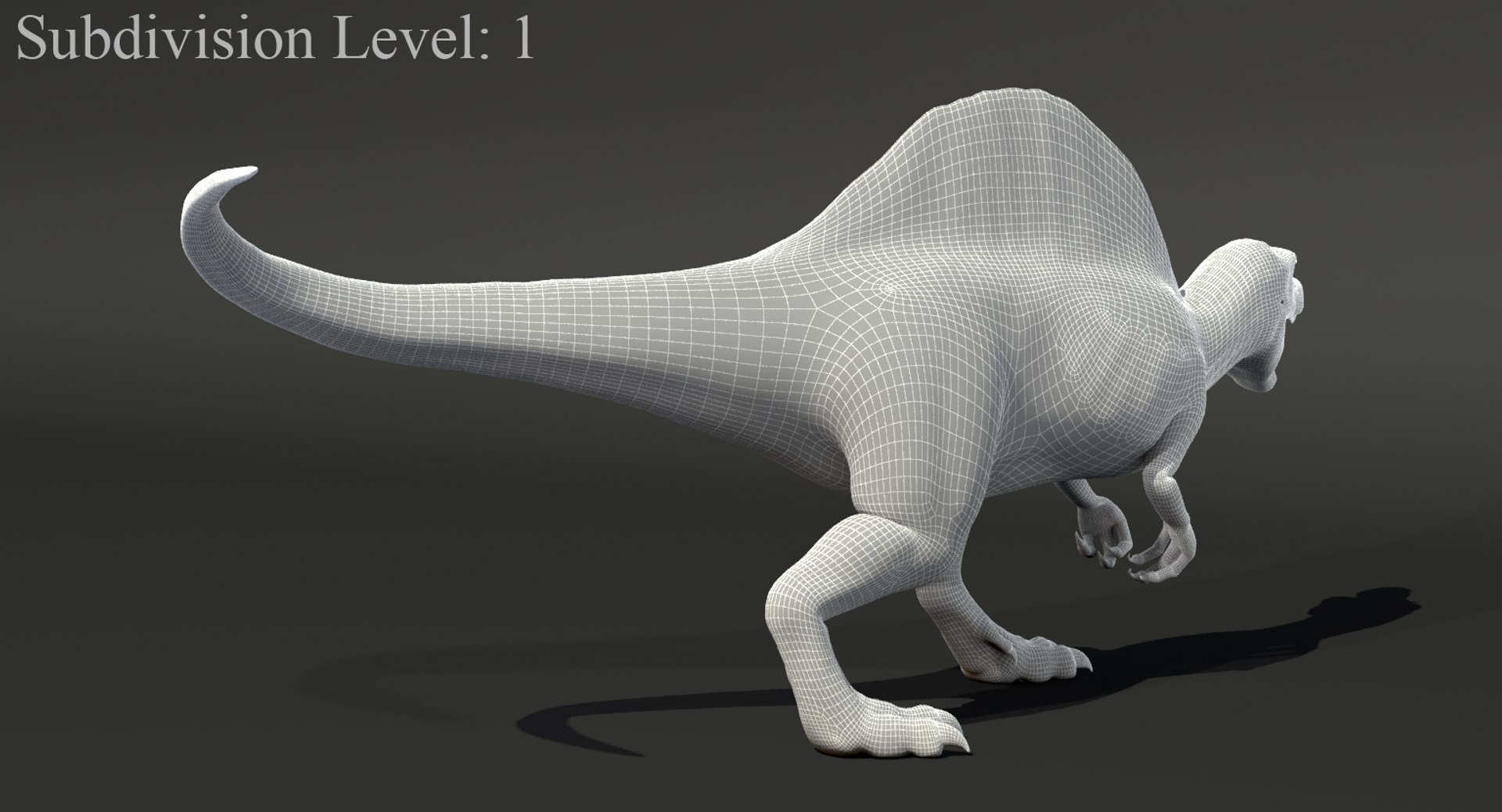 Realistic Spinosaurus Rigged 3d Model
