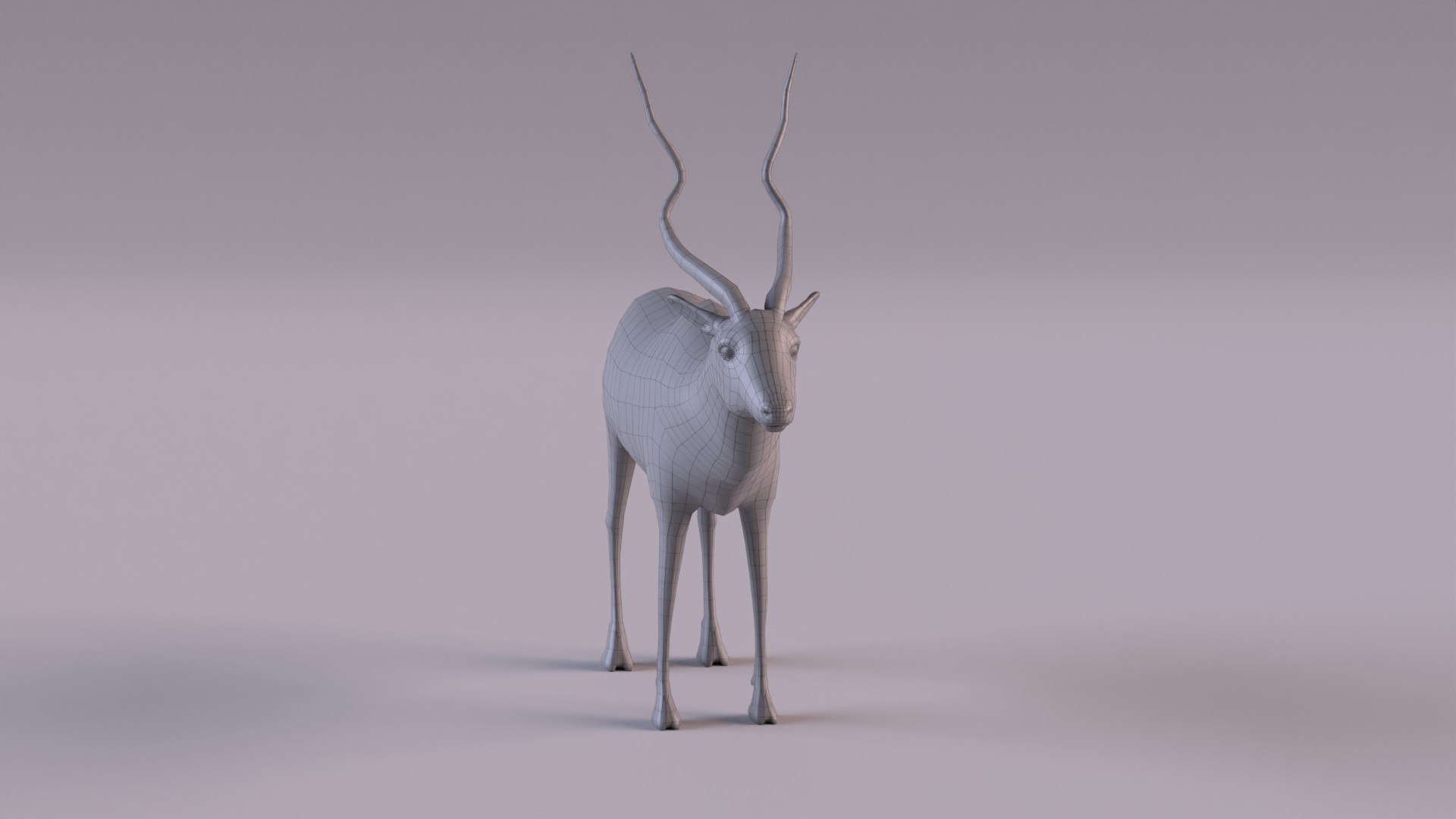 Addax Antelope 3D Model - TurboSquid 2006178