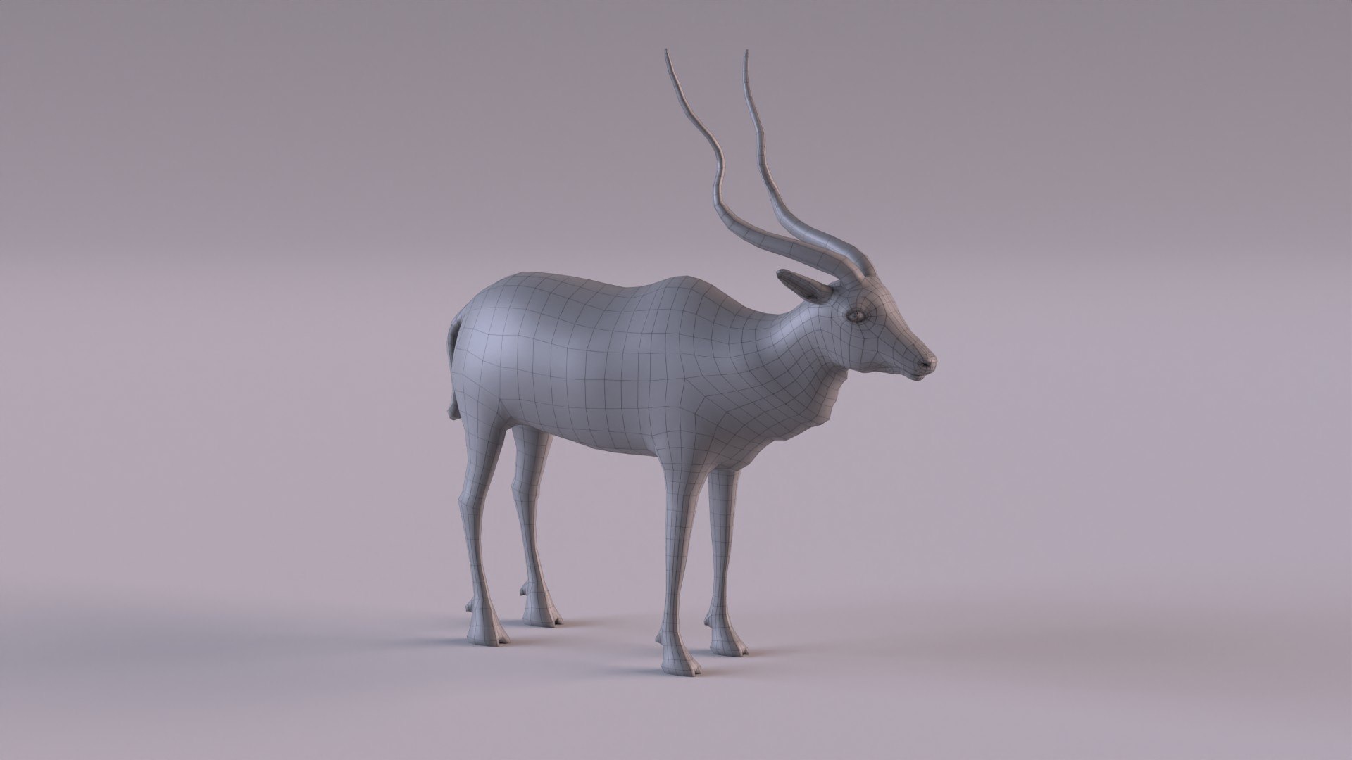Addax Antelope 3D Model - TurboSquid 2006178