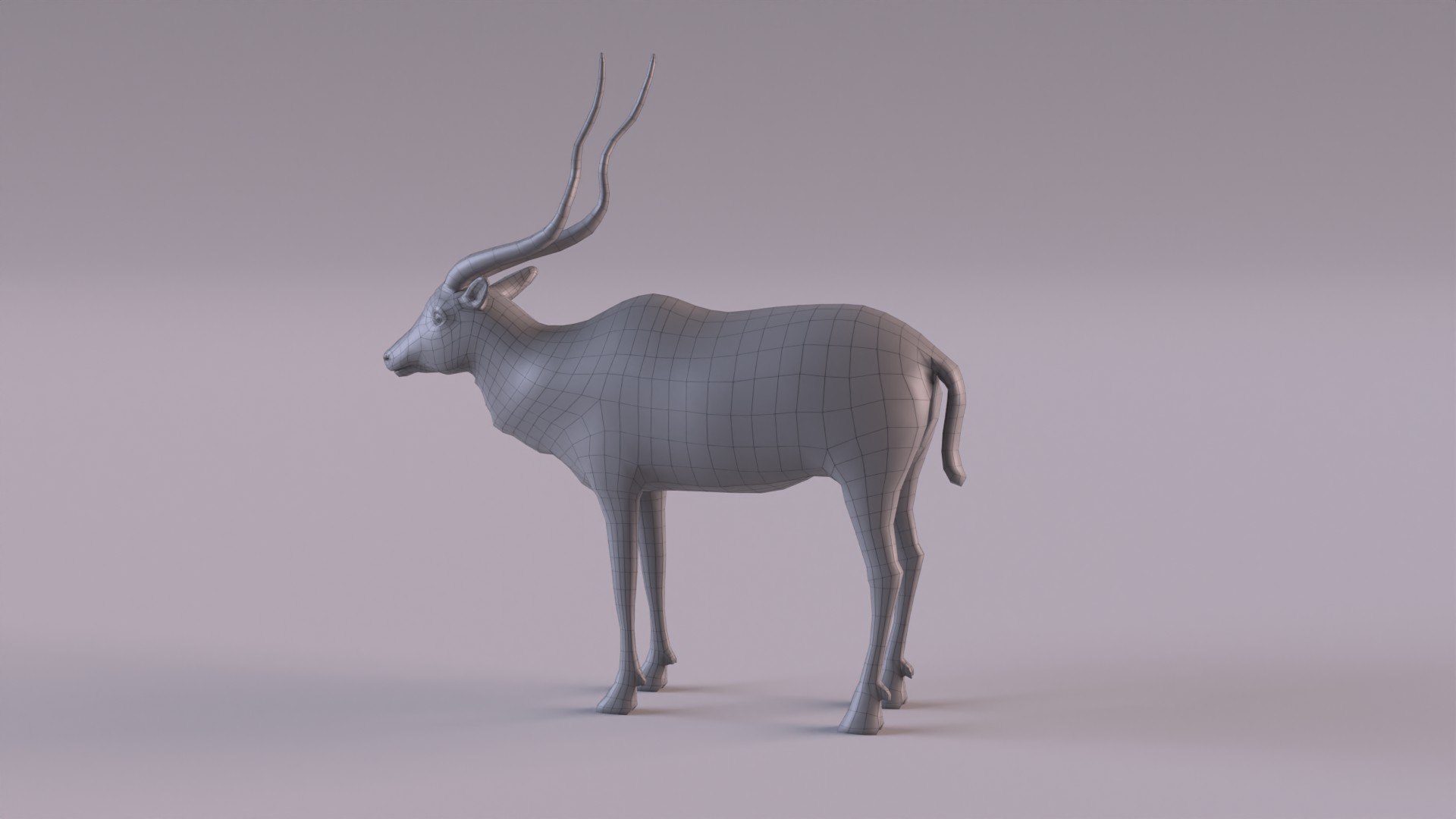 Addax Antelope 3D Model - TurboSquid 2006178