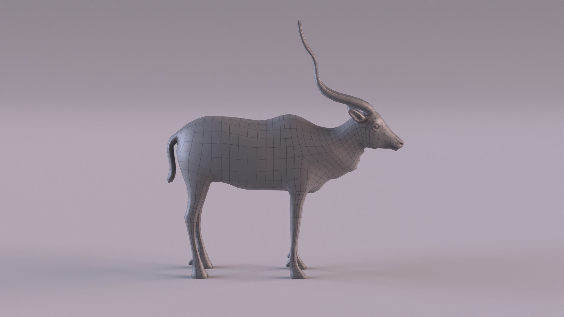 Addax Antelope 3D Model - TurboSquid 2006178