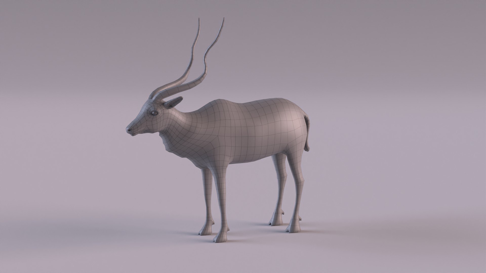 Addax Antelope 3D Model - TurboSquid 2006178