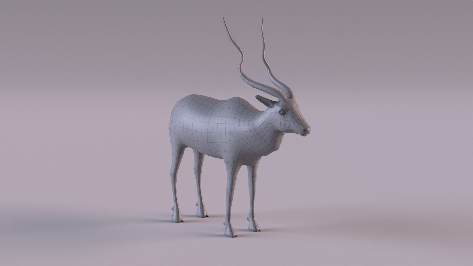 Addax Antelope 3D Model - TurboSquid 2006178