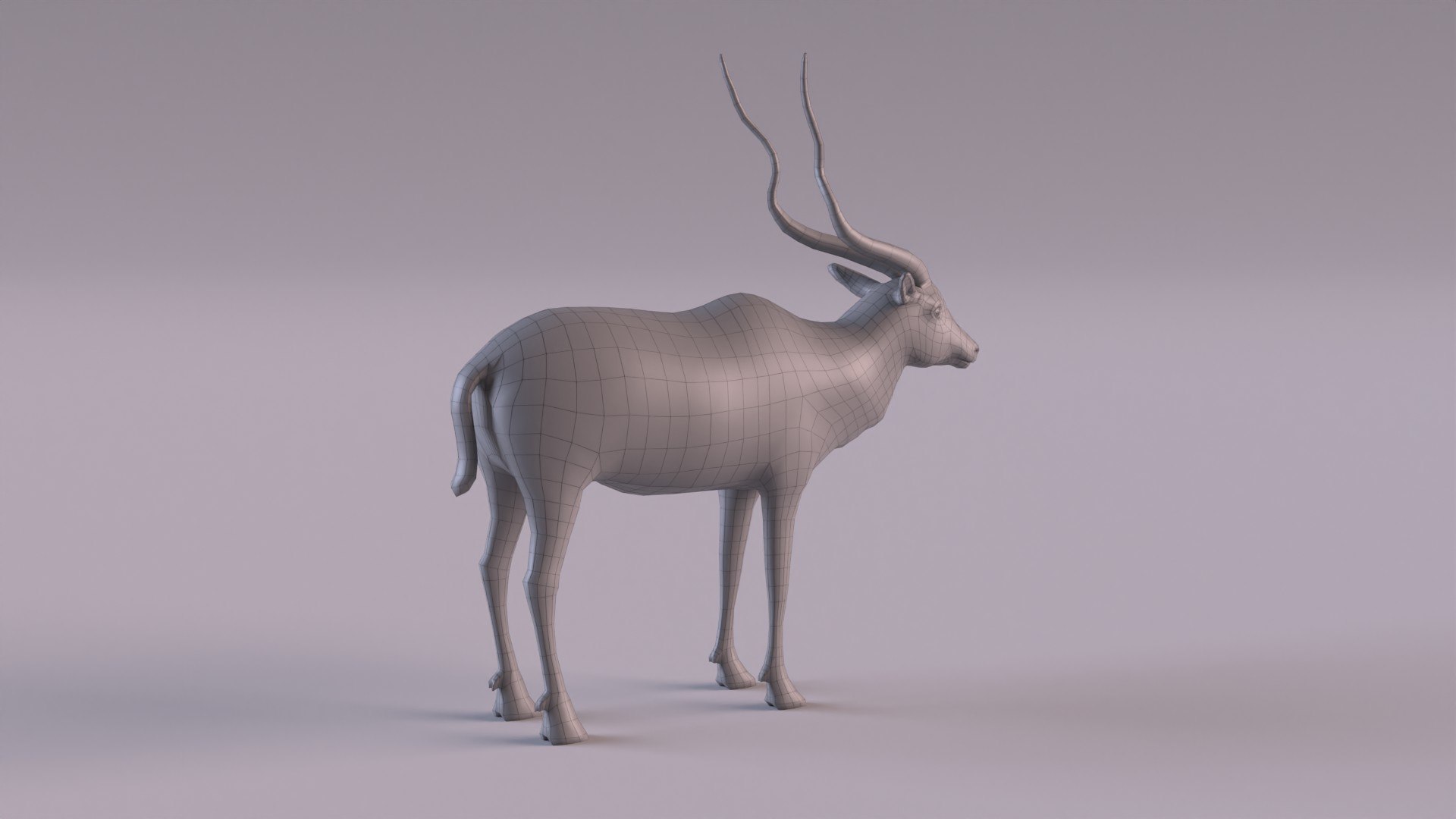 Addax Antelope 3D Model - TurboSquid 2006178