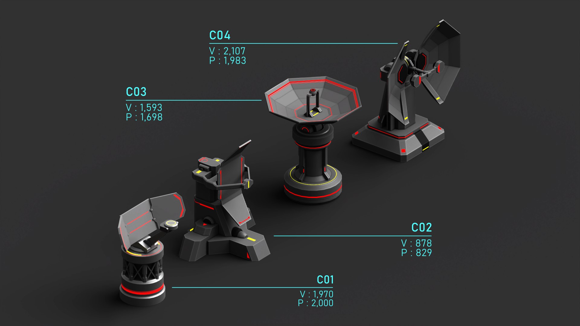 Radar Pack 3D model - TurboSquid 1857302