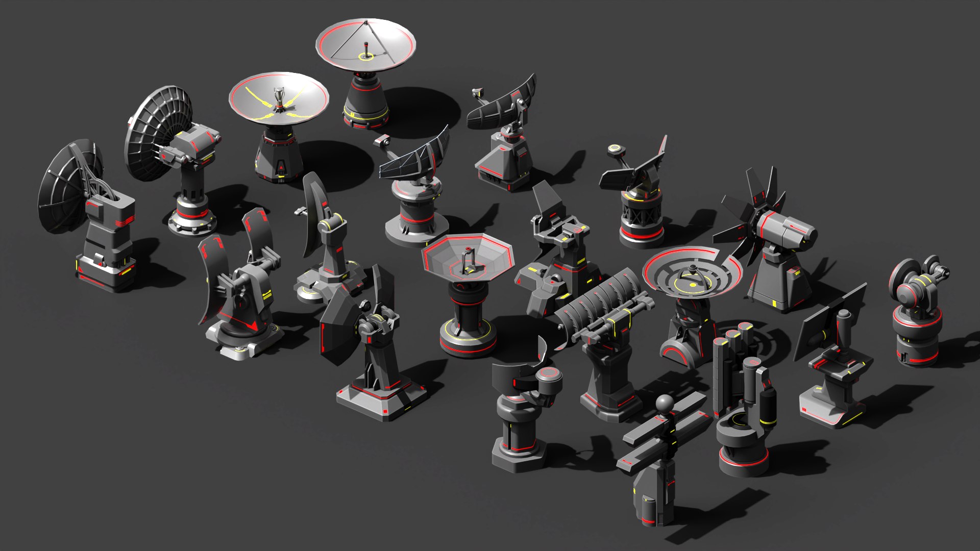 Radar Pack 3D model - TurboSquid 1857302