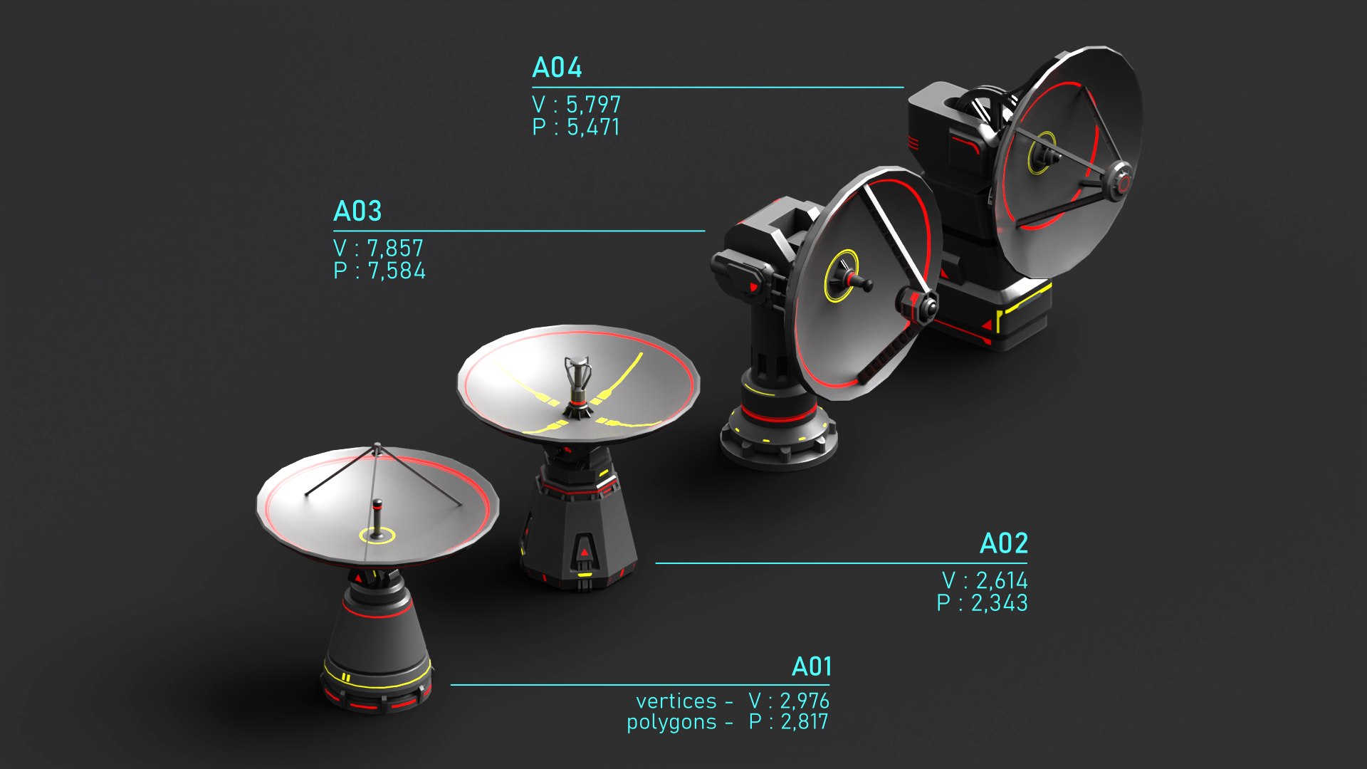 Radar Pack 3D model - TurboSquid 1857302
