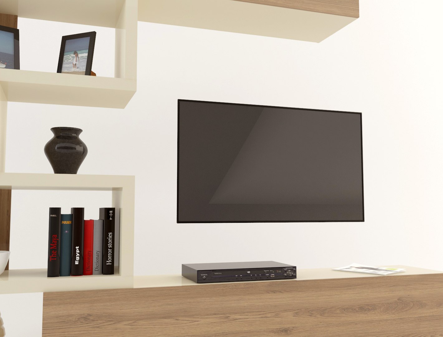 3D Modern Tv Unit - TurboSquid 1474639