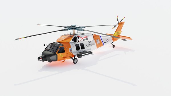 helicopter chopper 3d model