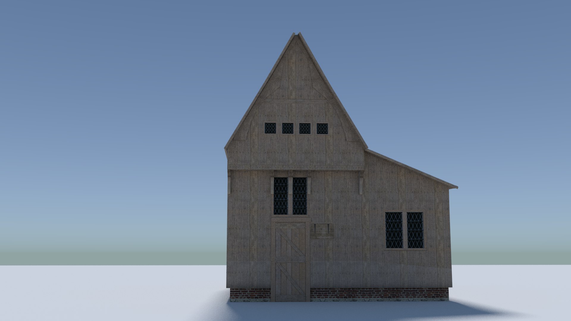 3D Model Simple Medieval House - TurboSquid 1199170