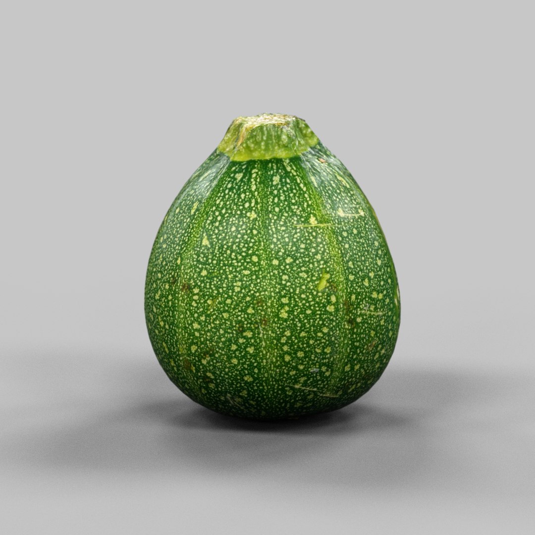 3d Model Photorealistic Cucurbita Pepo