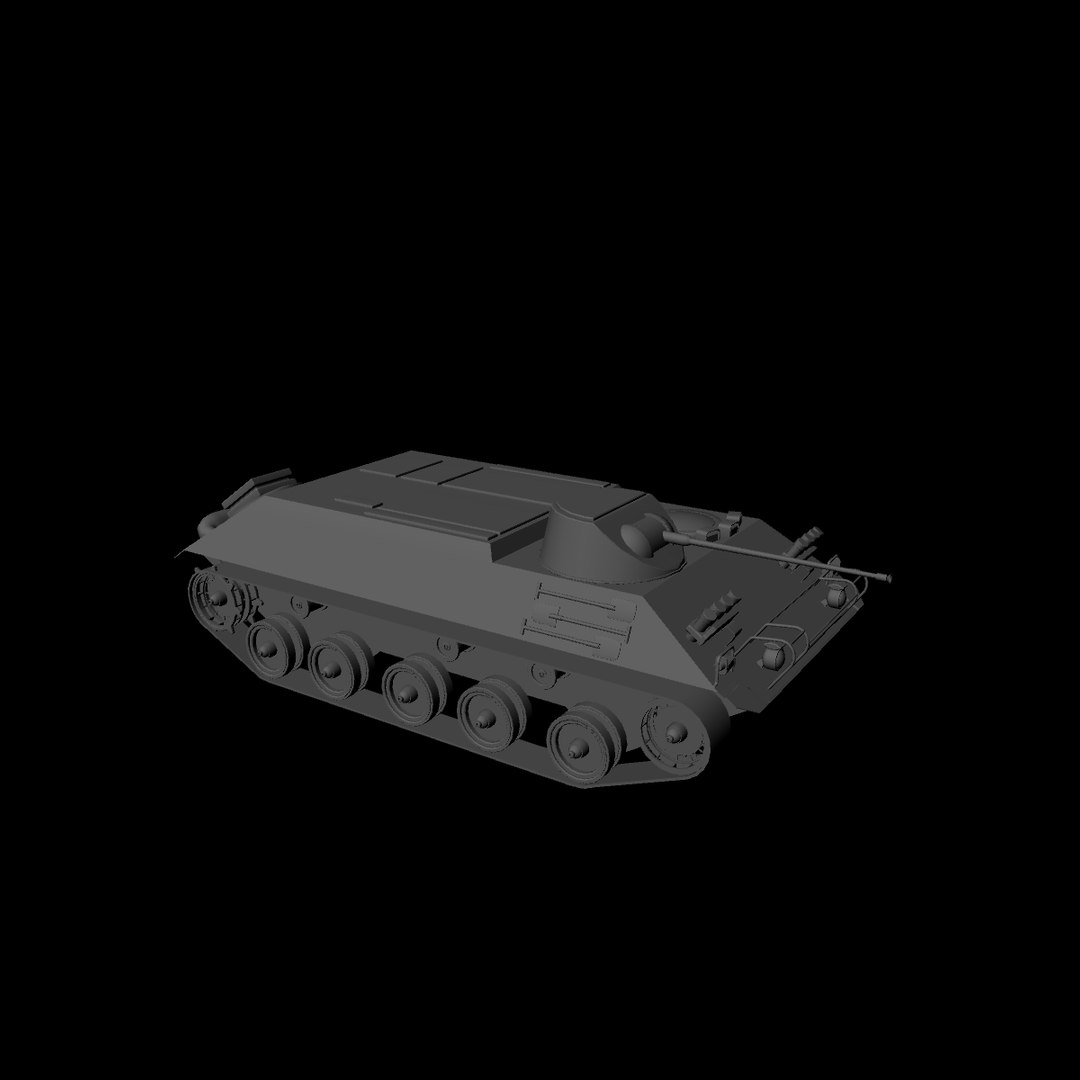 3d Wwii German Apc Hs-30