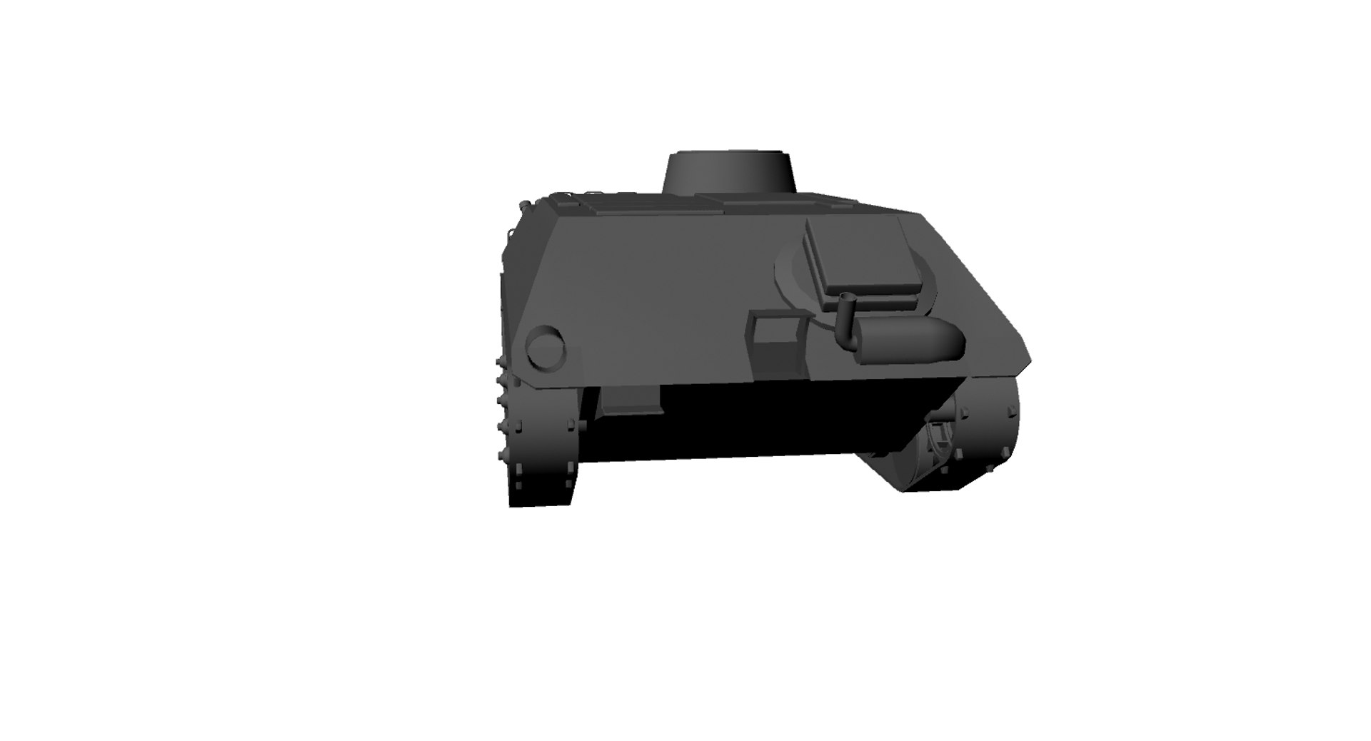 3d Wwii German Apc Hs-30