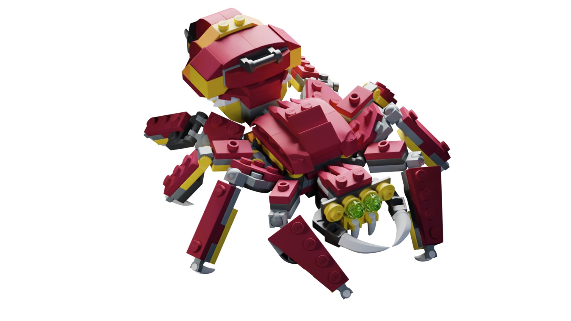 Lego Spider 3D Model - TurboSquid 2059366