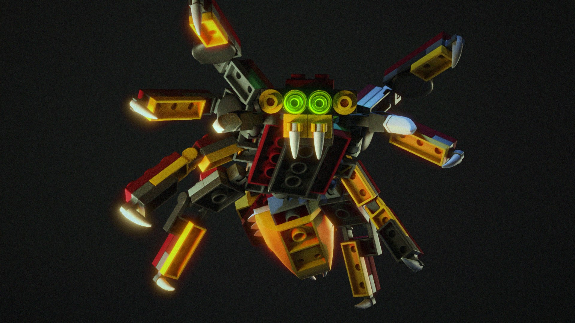 Lego Spider 3D Model - TurboSquid 2059366