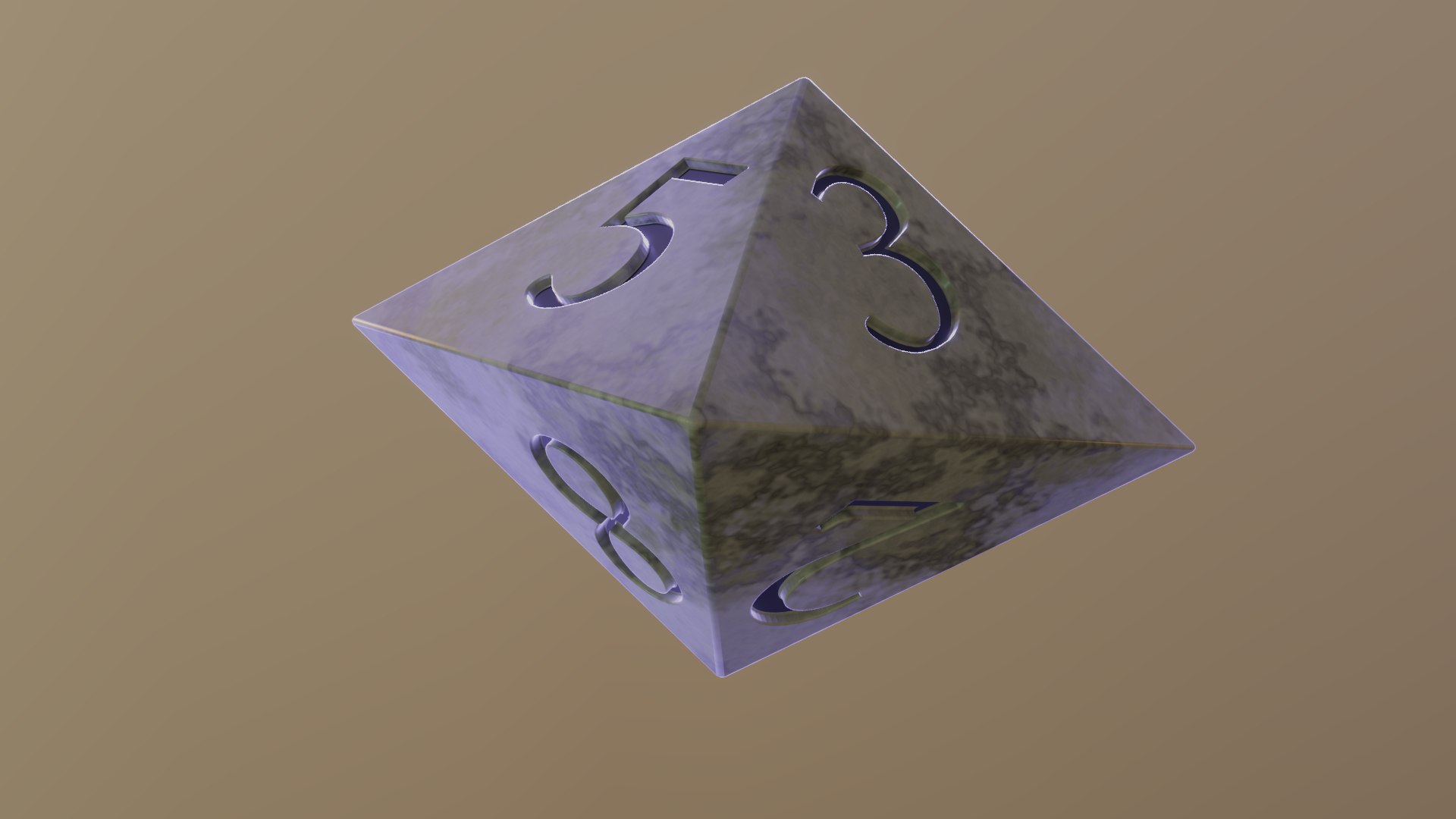 DIAMOND DICE 8 Faces PROP - Rogue Film Productions Model - TurboSquid ...