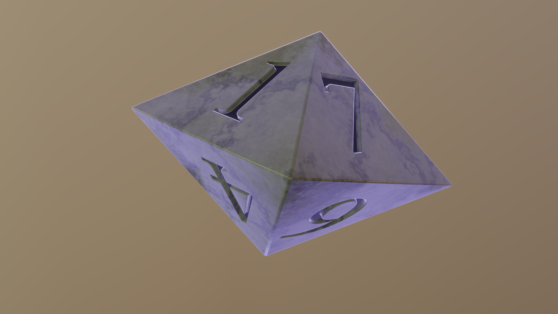DIAMOND DICE 8 Faces PROP - Rogue Film Productions Model - TurboSquid ...