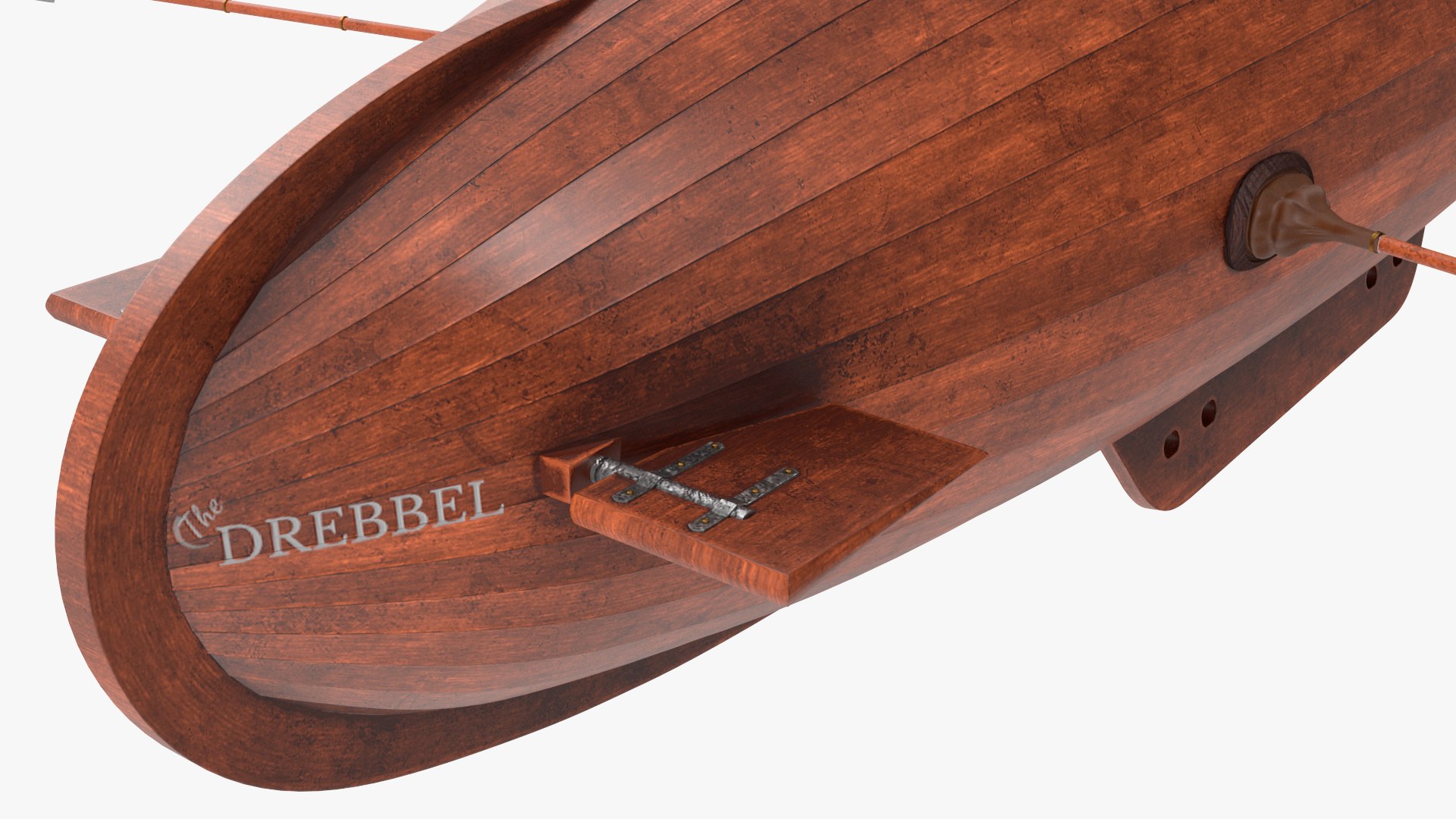 Realistic Model Of Drebbel Submarine Rigged 3D Model - TurboSquid 2234656