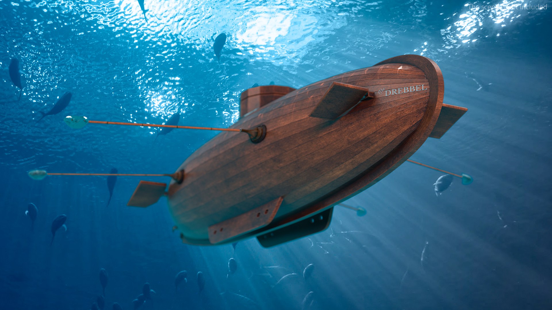 Realistic Model Of Drebbel Submarine Rigged 3D Model - TurboSquid 2234656