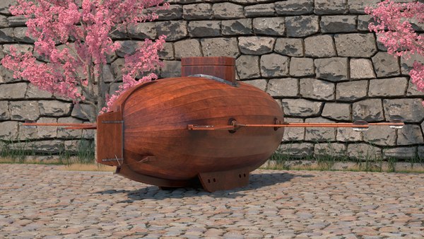 Drebbel Submarine Rigged의 현실적인 모델 3D 모델 - TurboSquid 2234656