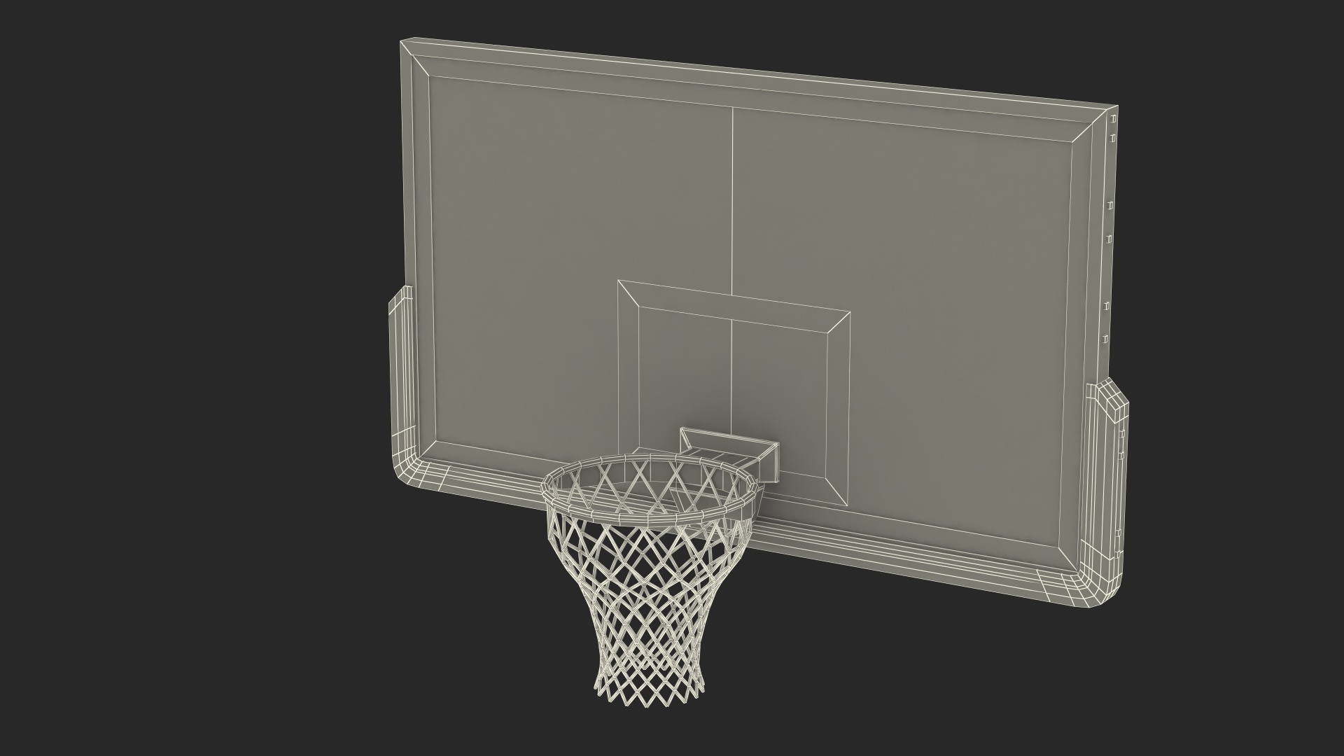 Basketball Hoop Baskets Throw Ball 3D Model - TurboSquid 1619508