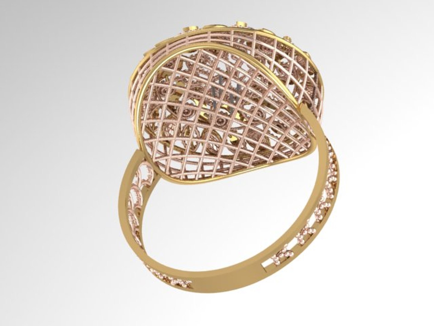 Gold rings 3D model - TurboSquid 1617987